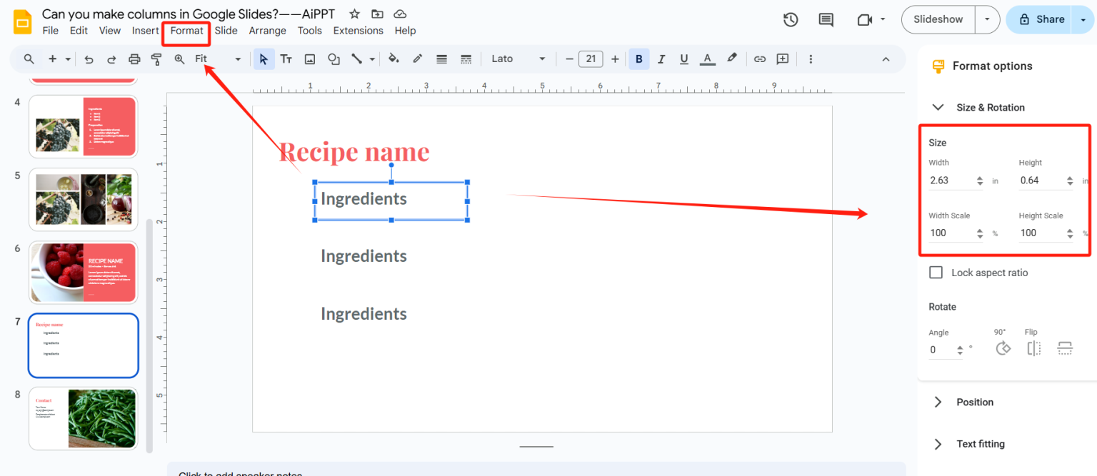 Can you make columns in Google Slides? - AiPPT.com