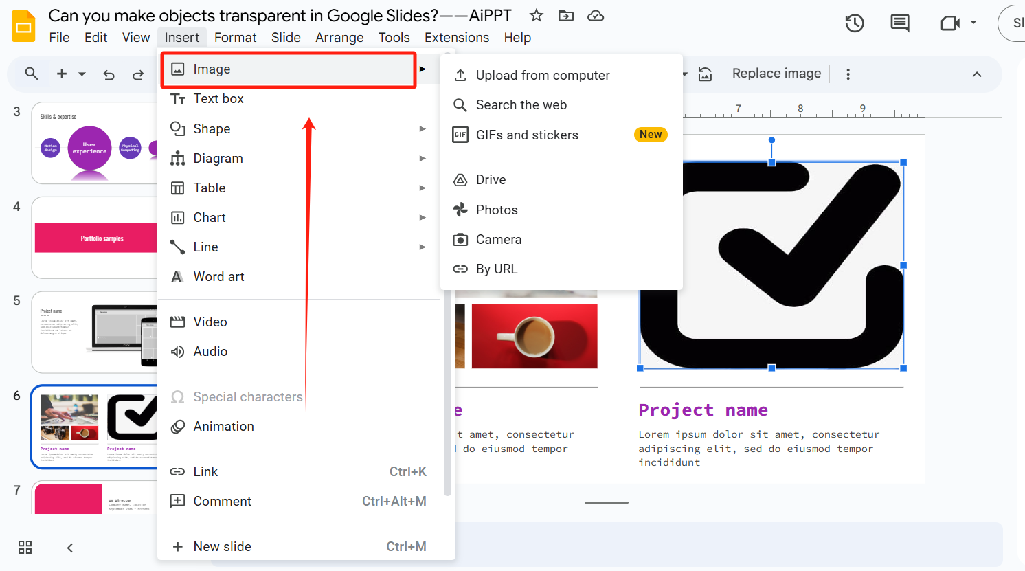 Can you make objects transparent in Google Slides? - AiPPT.com