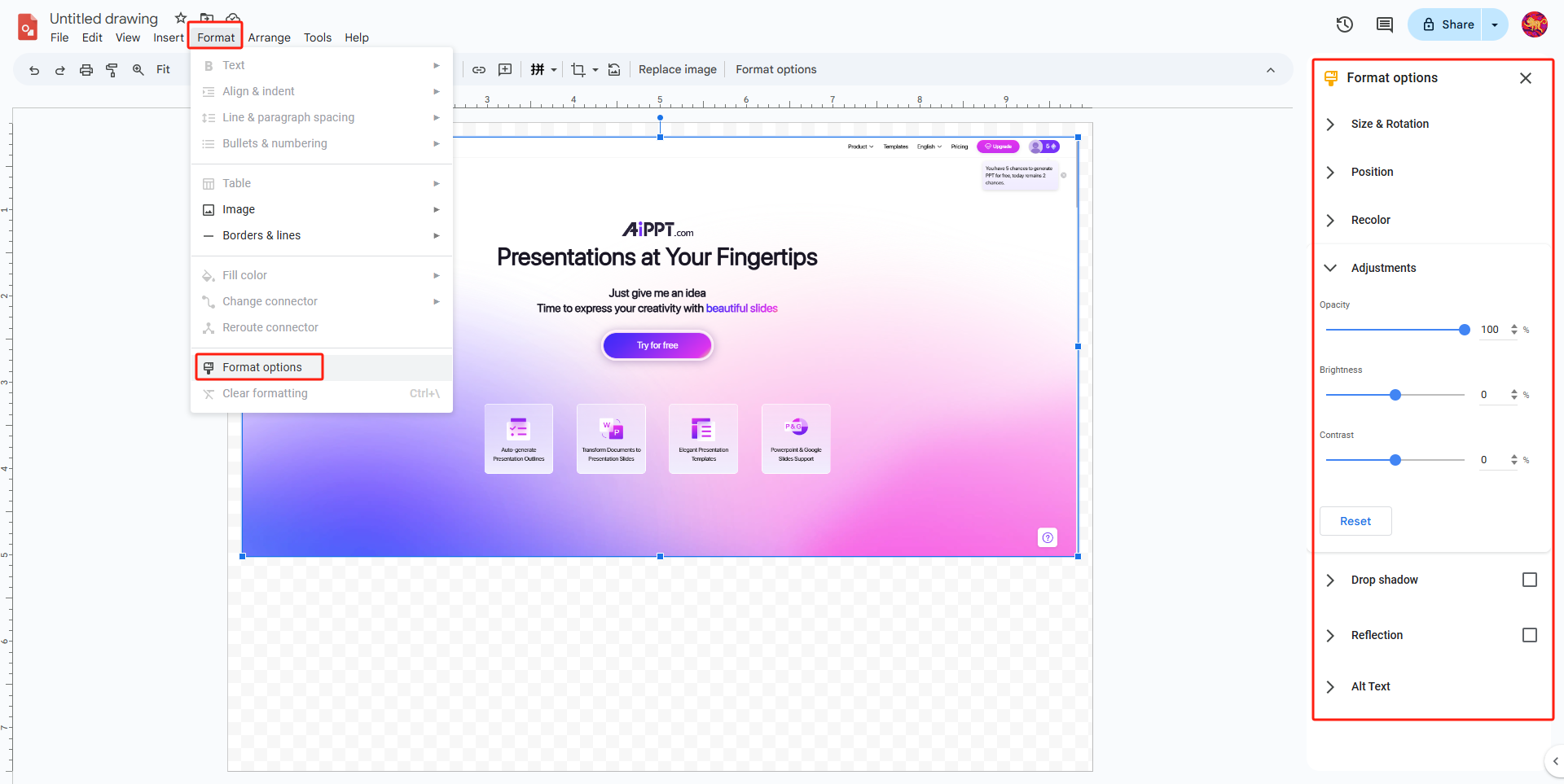 How do you blur images in Google Slides? - AiPPT.com