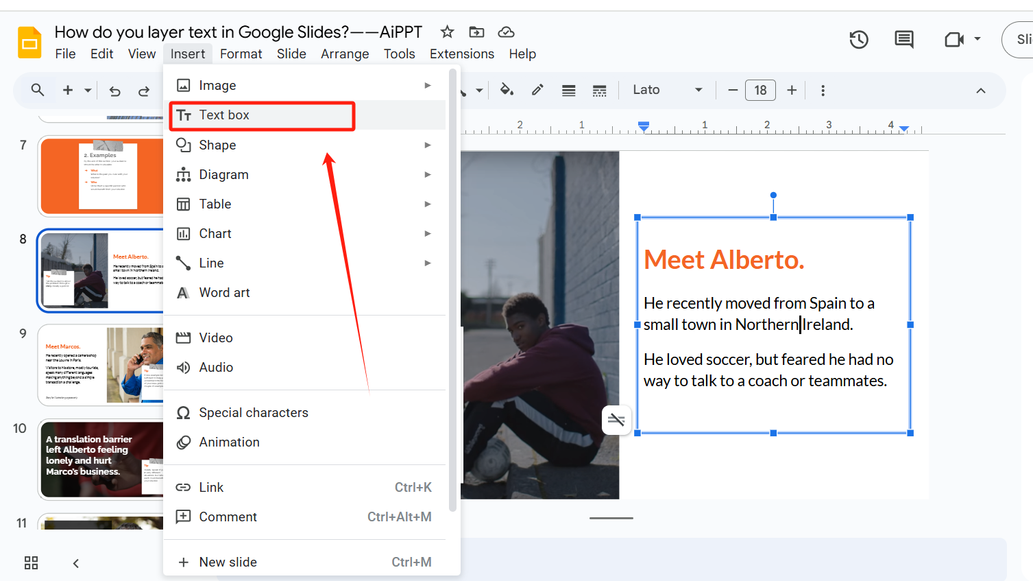 How do you layer text in Google Slides? - AiPPT.com