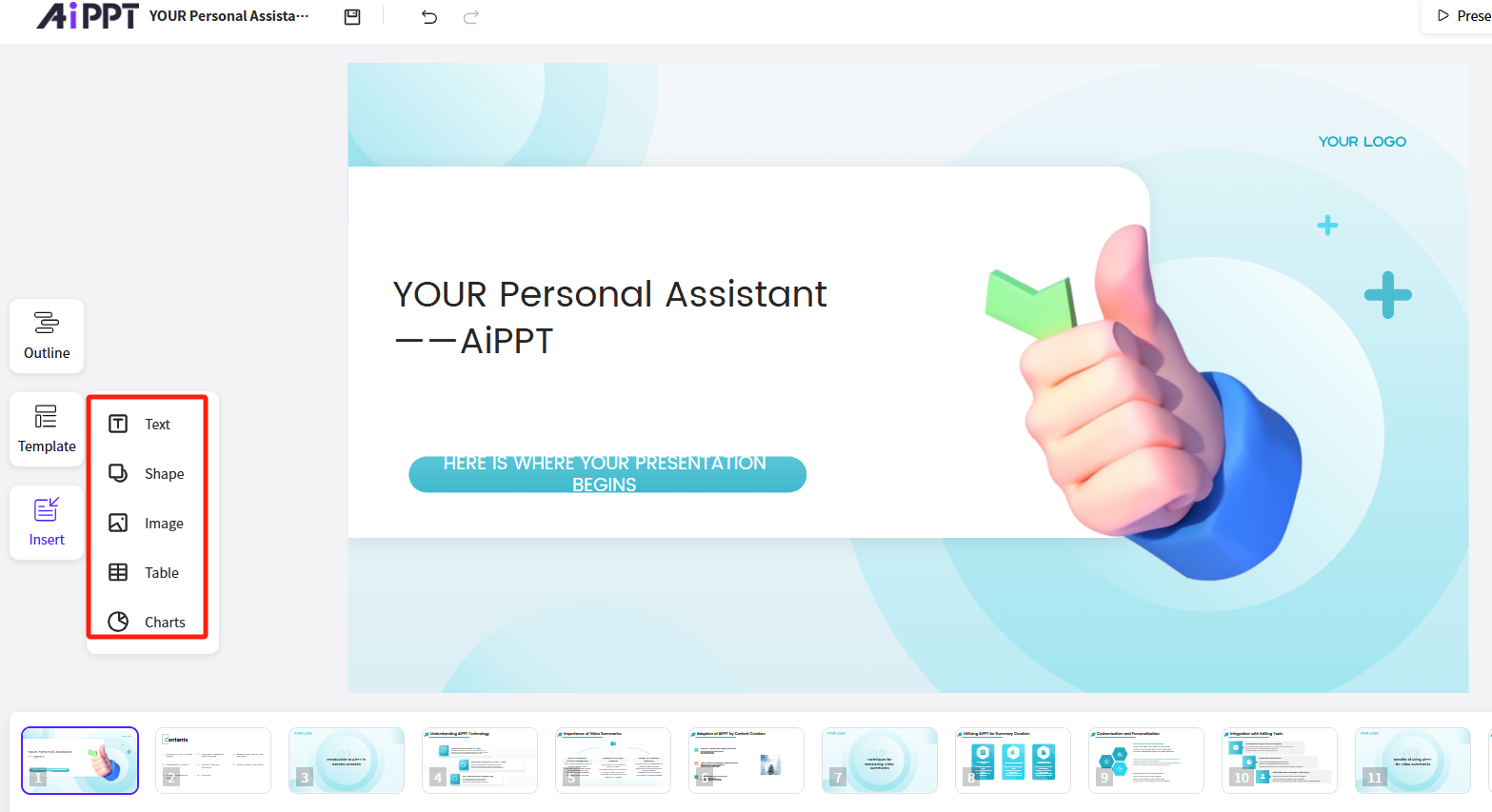 Digital Project Managers Generate Project Overview Reports Using Aippt