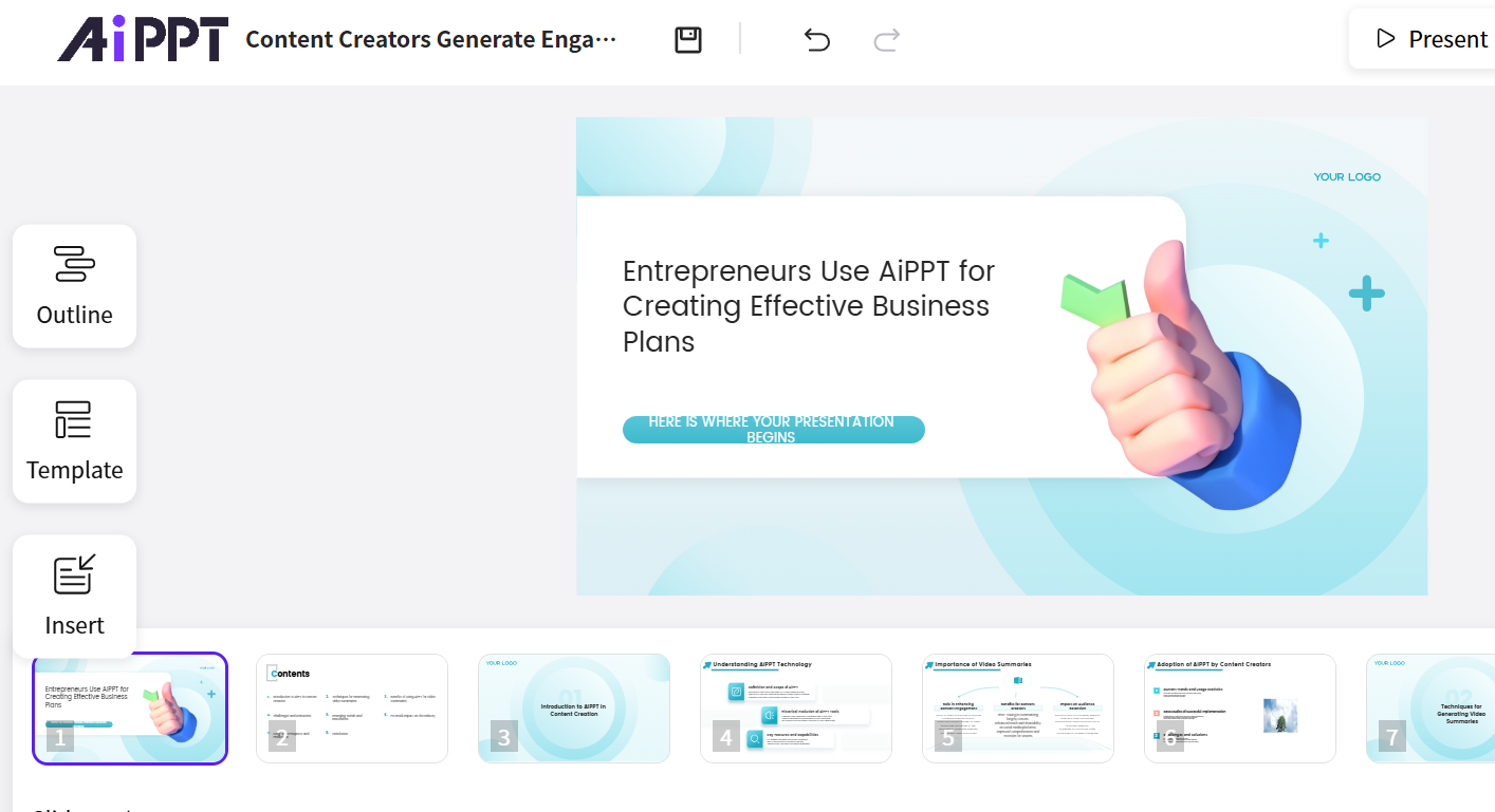Entrepreneurs Use AiPPT for Creating Effective Business Plans - AiPPT.com