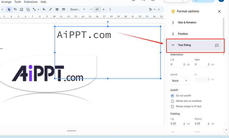 How to Fit Text Boxes to Text in Google Slides? - AiPPT.com