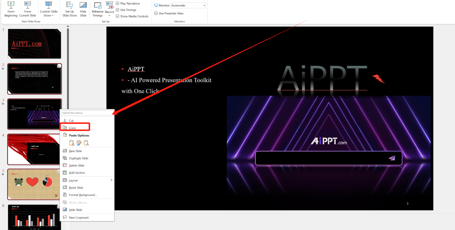 How to Copy a Slide in PowerPoint for Quick Editing - AiPPT.com