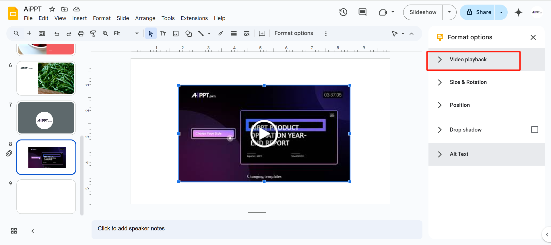 How to Insert a Video into Google Slides? - AiPPT.com