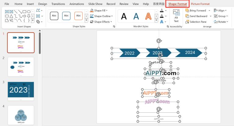 How to Select All Shapes in PowerPoint at Once - AiPPT.com