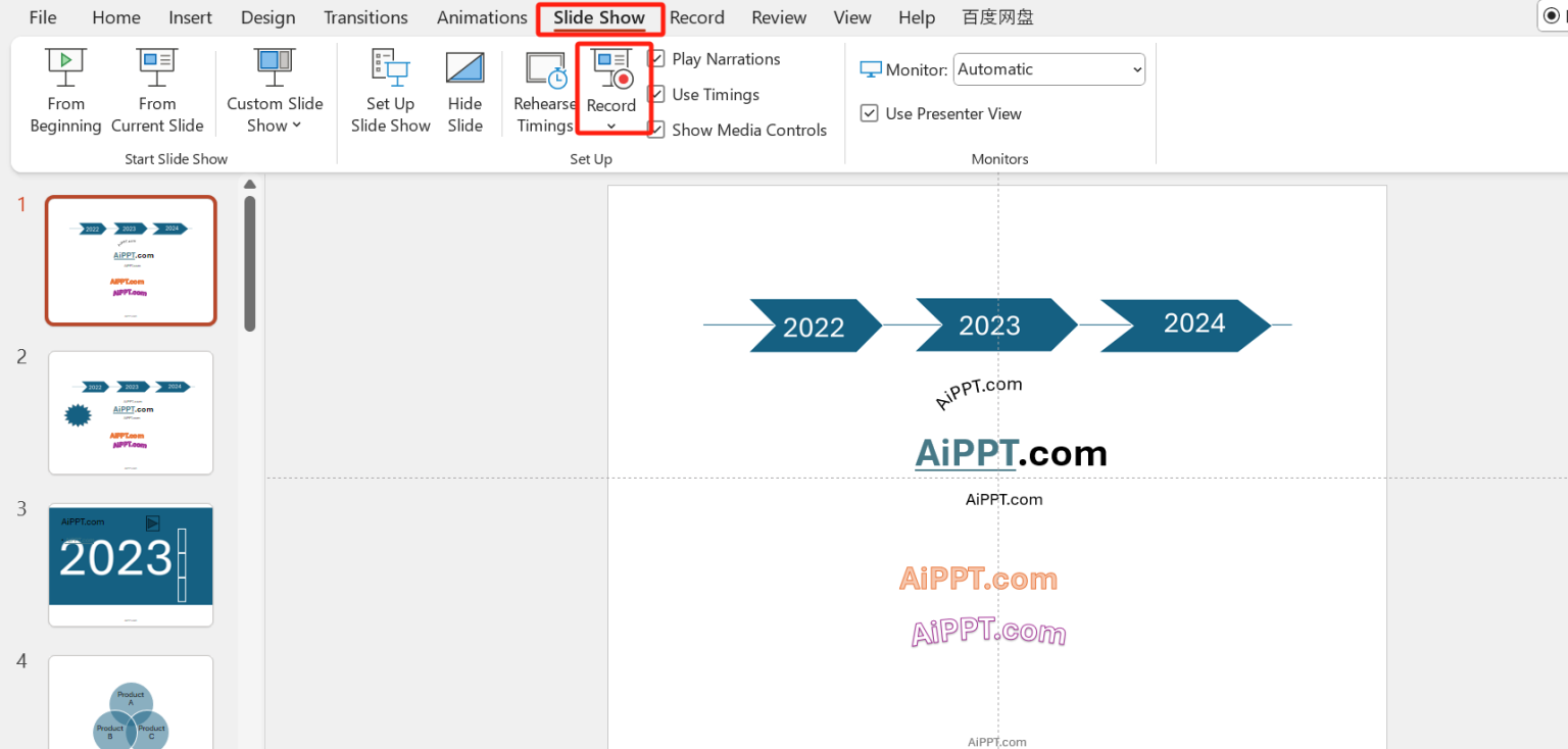 How to Record a Presentation in PowerPoint Online - AiPPT.com