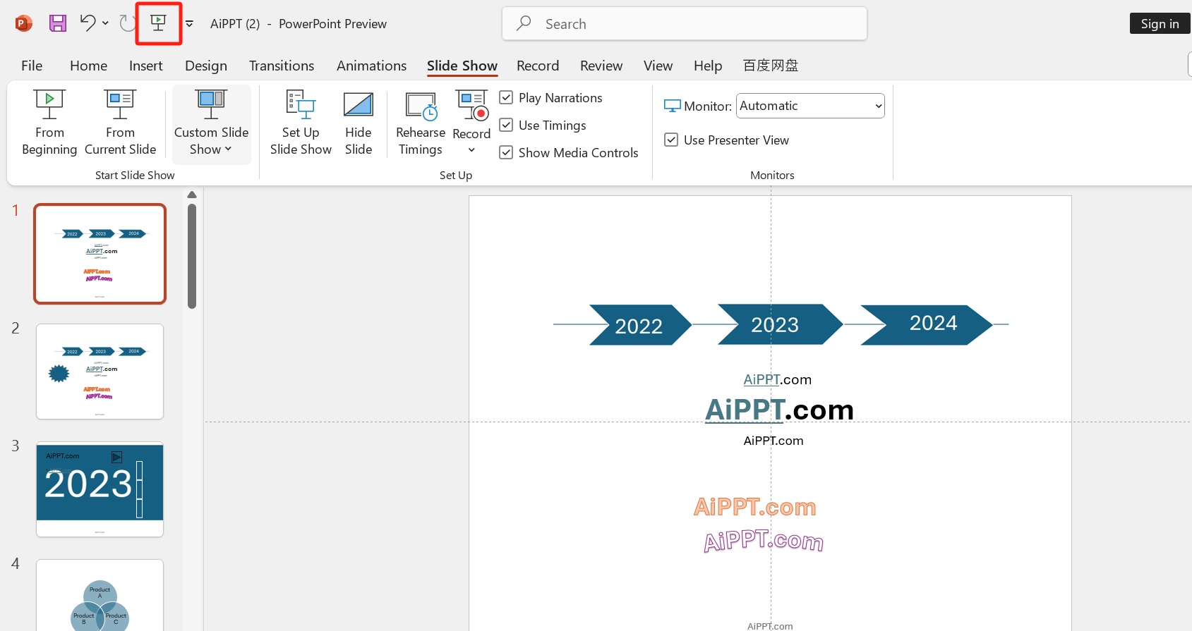 How to Attach an MP4 Video Link in PowerPoint - AiPPT.com
