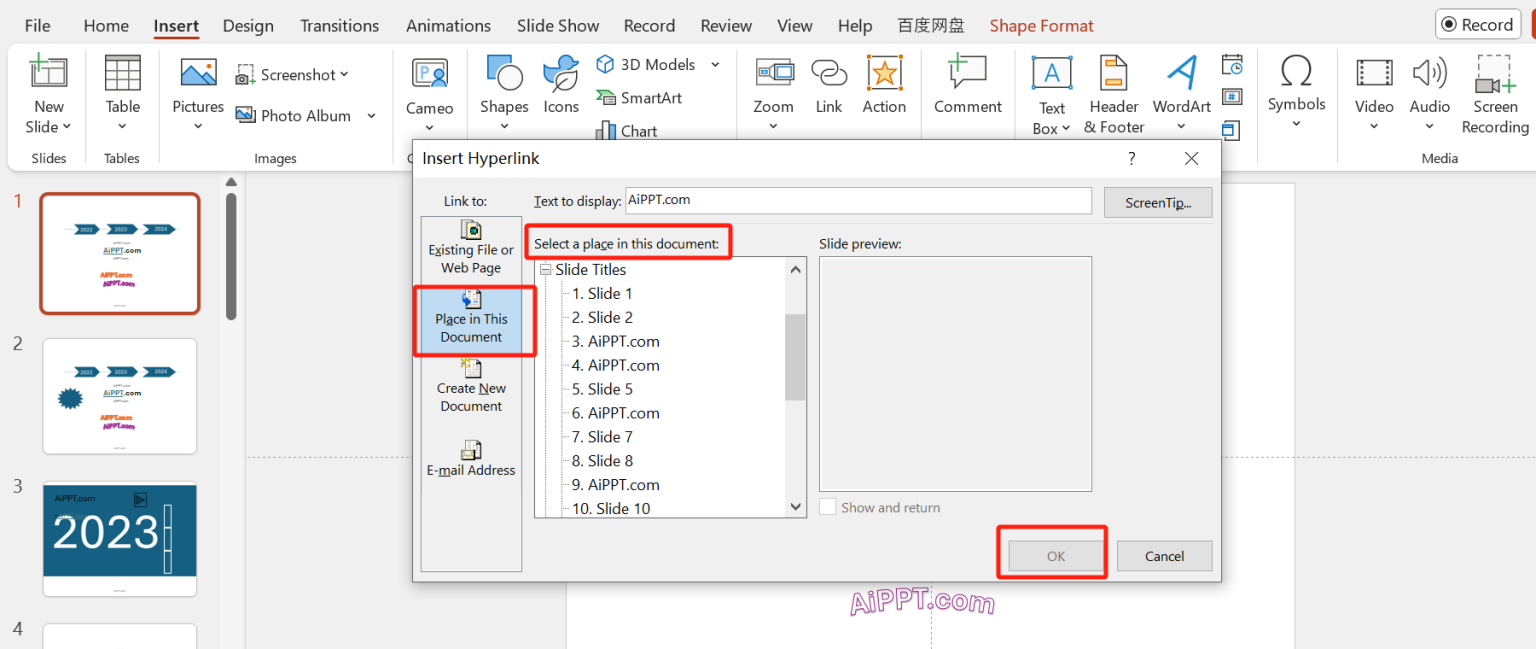 How to Add Internal Links in PowerPoint - AiPPT.com