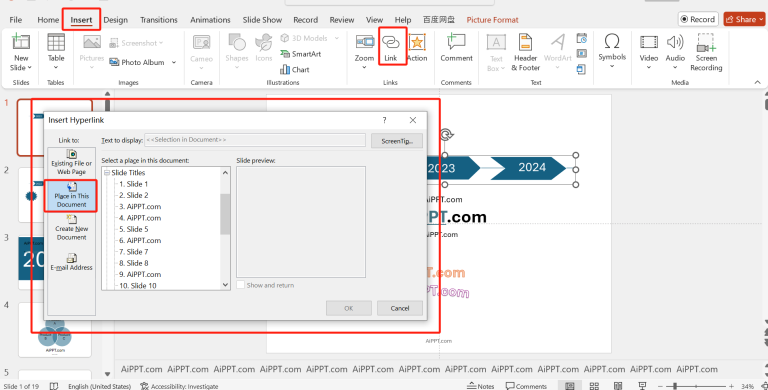 How to Add Internal Slide Links in PowerPoint - AiPPT.com