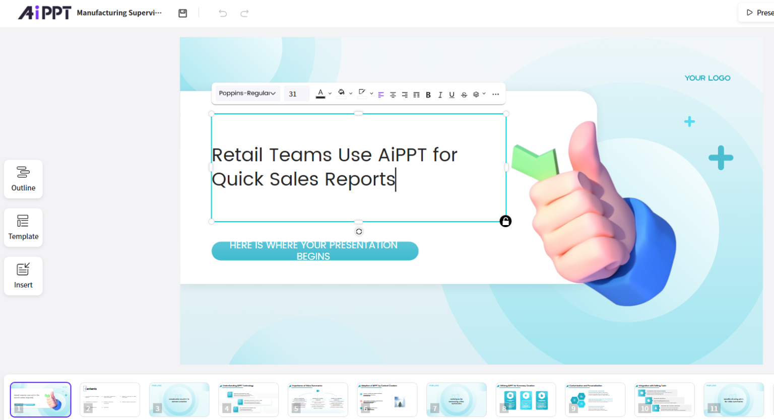Logistics Managers Generate Shipping Reports Using AiPPT - AiPPT.com