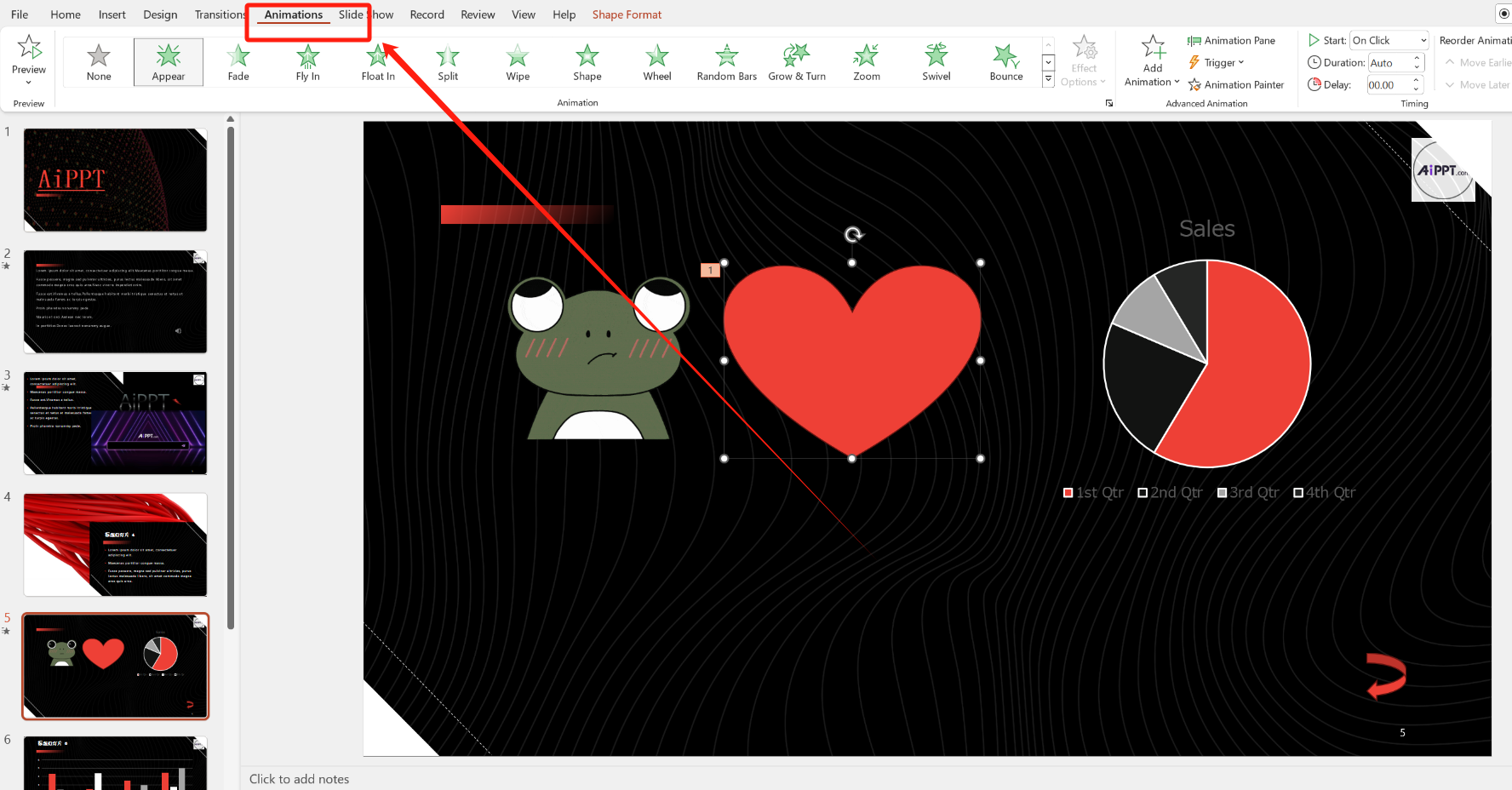 How to Delete Animation on PowerPoint Slides - AiPPT.com