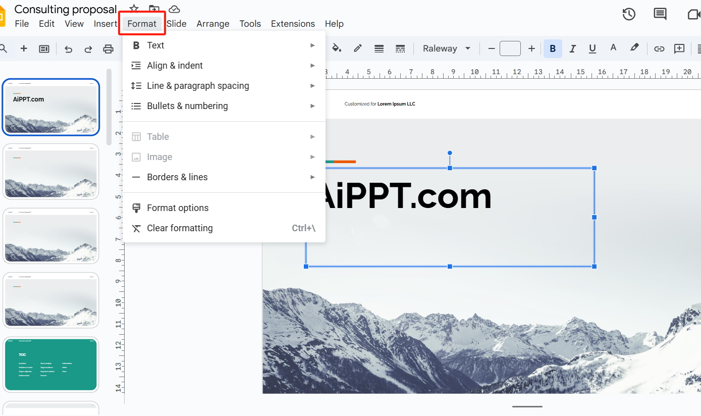 How To Make An Image The Background In Google Slides? - AiPPT.com