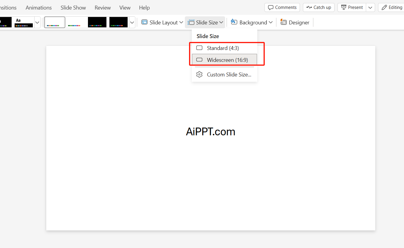 How Do You Change Slide Size in PowerPoint - AiPPT.com