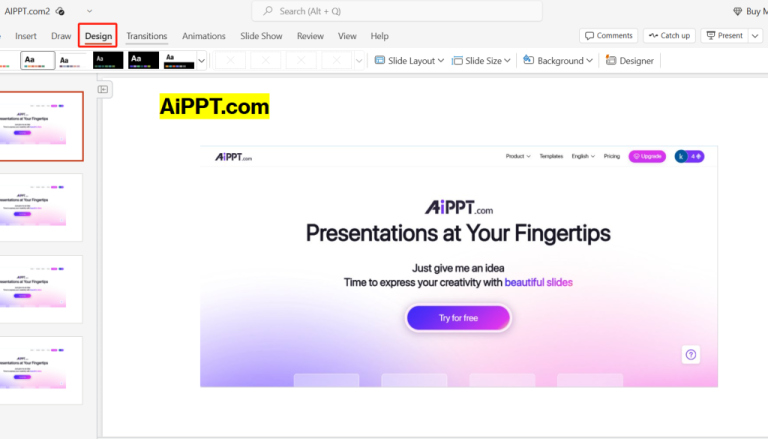 How to Adjust the Slide Size in PowerPoint to Fit Your Content - AiPPT.com