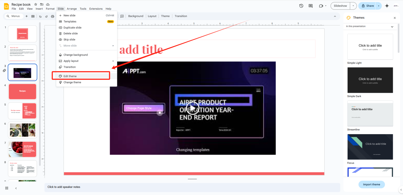 How To Get Different Themes On Google Slides? - AiPPT.com