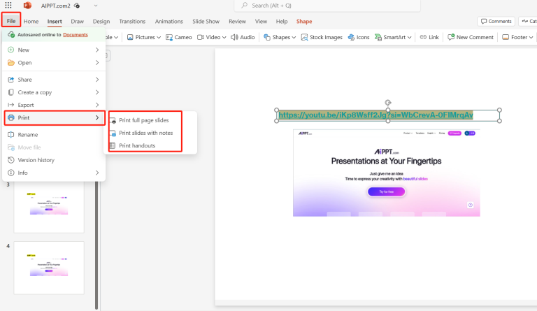 How to Print Out PowerPoint Slides with Notes for Reference - AiPPT.com