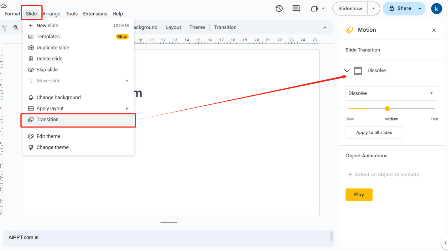 How To Make A Slideshow On Google Docs? - AiPPT.com
