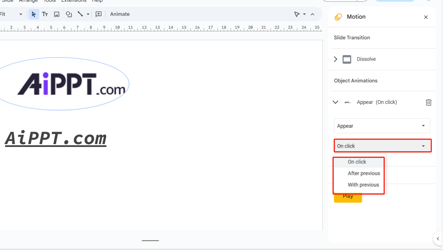 How To Make Animation In Google Slides? - AiPPT.com