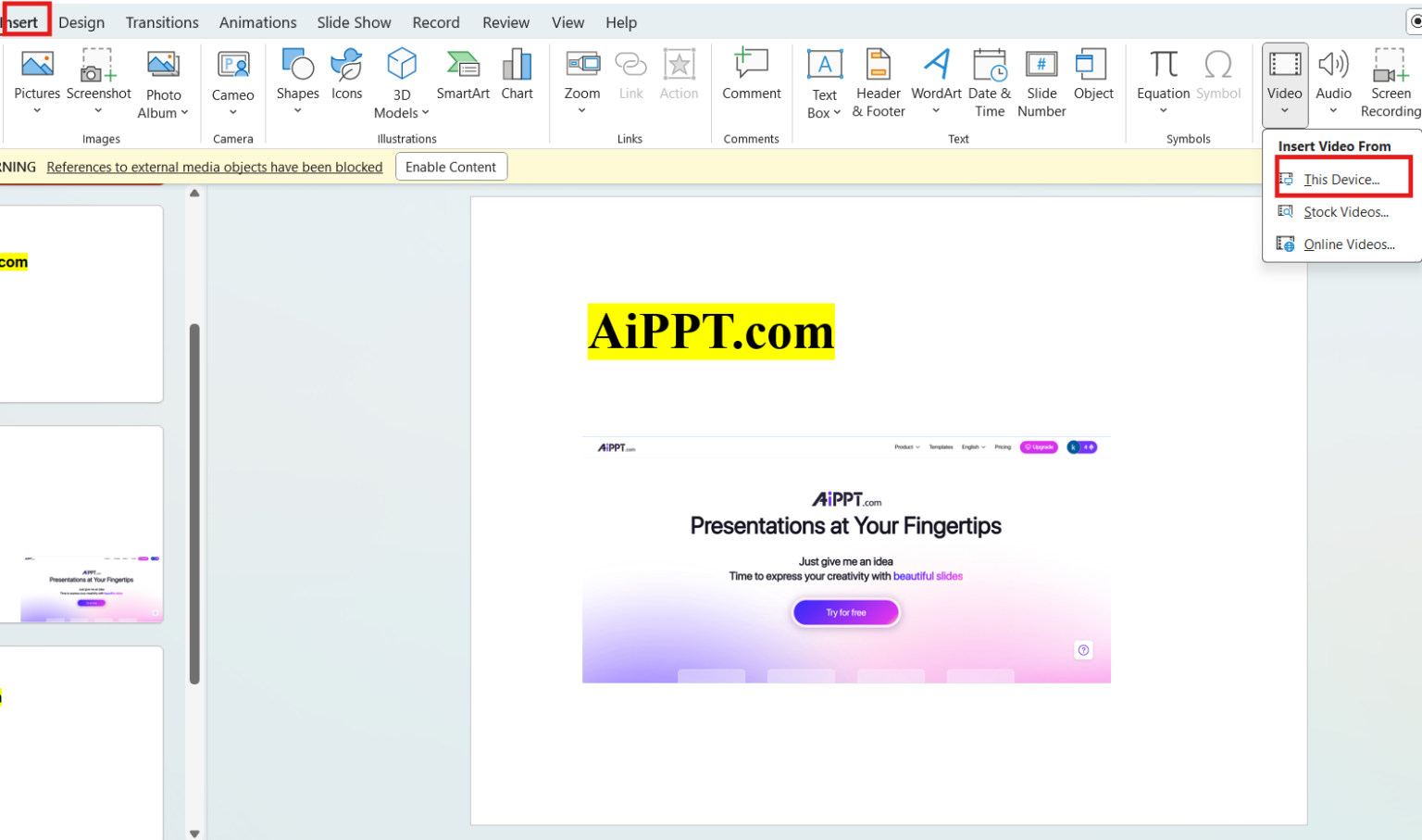 How to Put a Video on PowerPoint for Dynamic Presentations - AiPPT.com