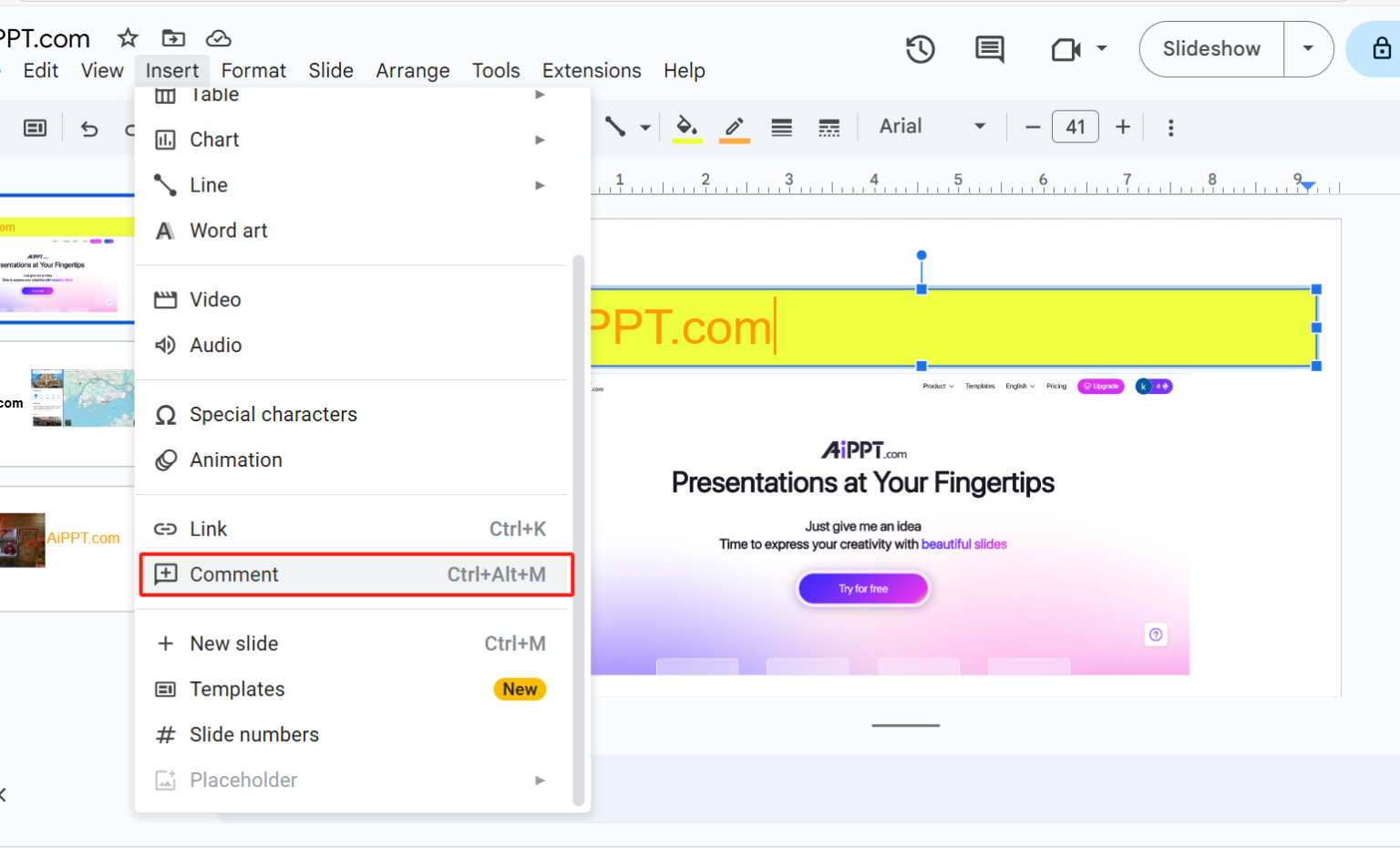 Google Slides Presentation On How To Annotate? - AiPPT.com