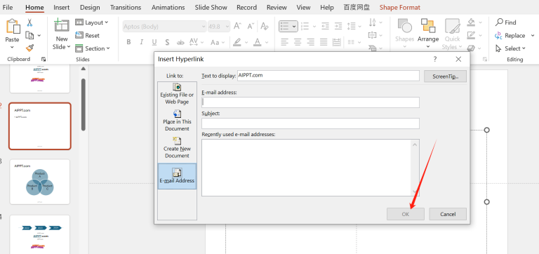 How to Put a Hyperlink in a PowerPoint - AiPPT.com