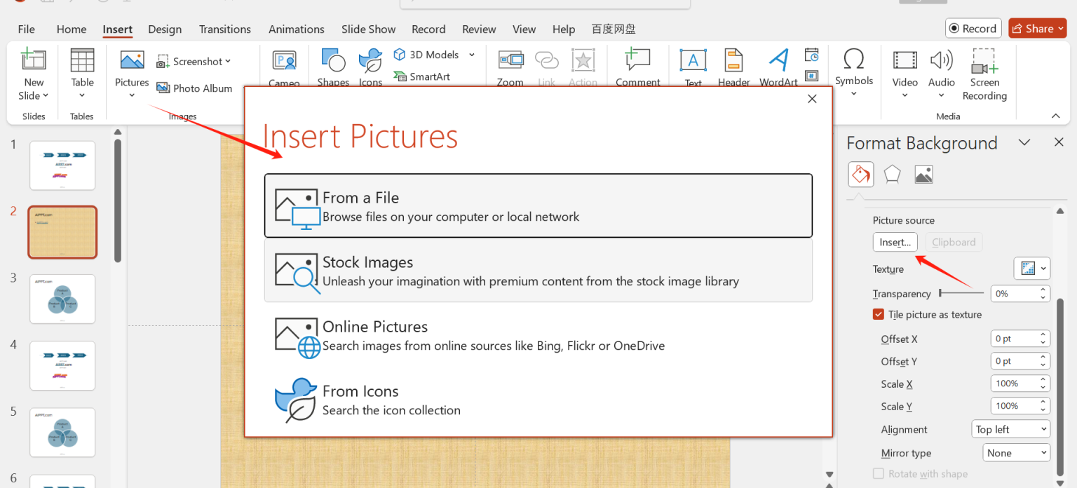 How to Make a Picture the Background in PowerPoint - AiPPT.com