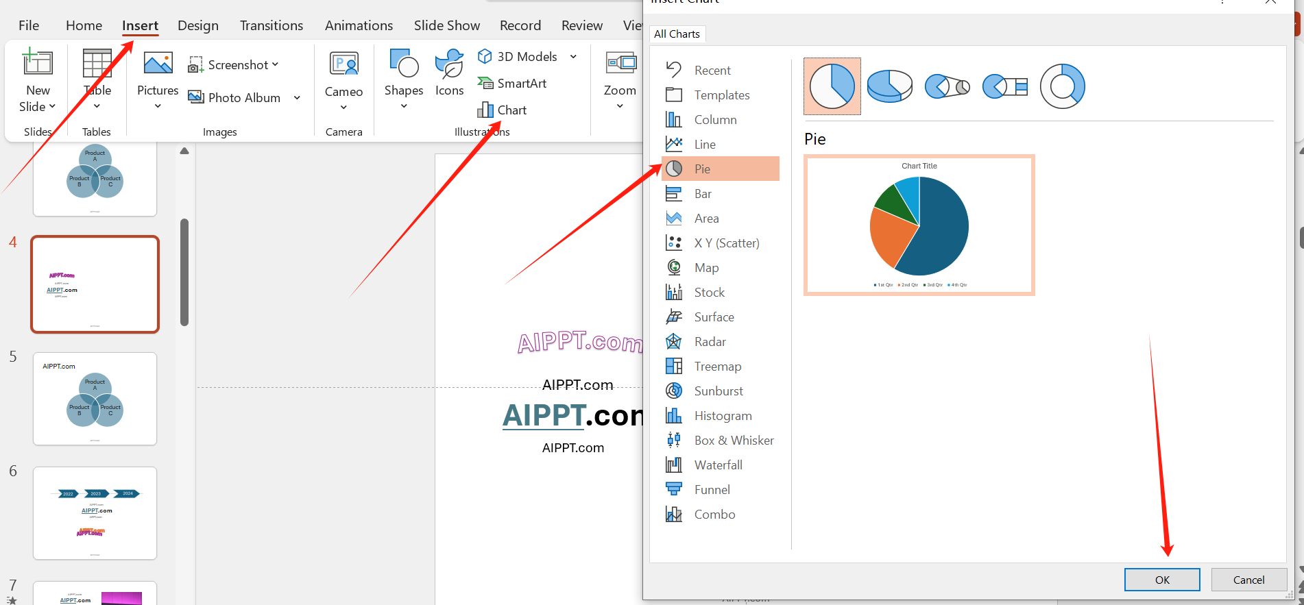 How to Create a Pie Chart in PowerPoint for Data Presentation - AiPPT.com