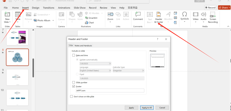 How to Add Footer in PowerPoint for Professionalism - AiPPT.com
