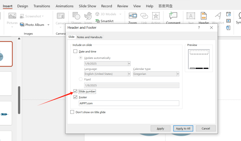 How to Insert Page Numbers in PowerPoint Slides - AiPPT.com