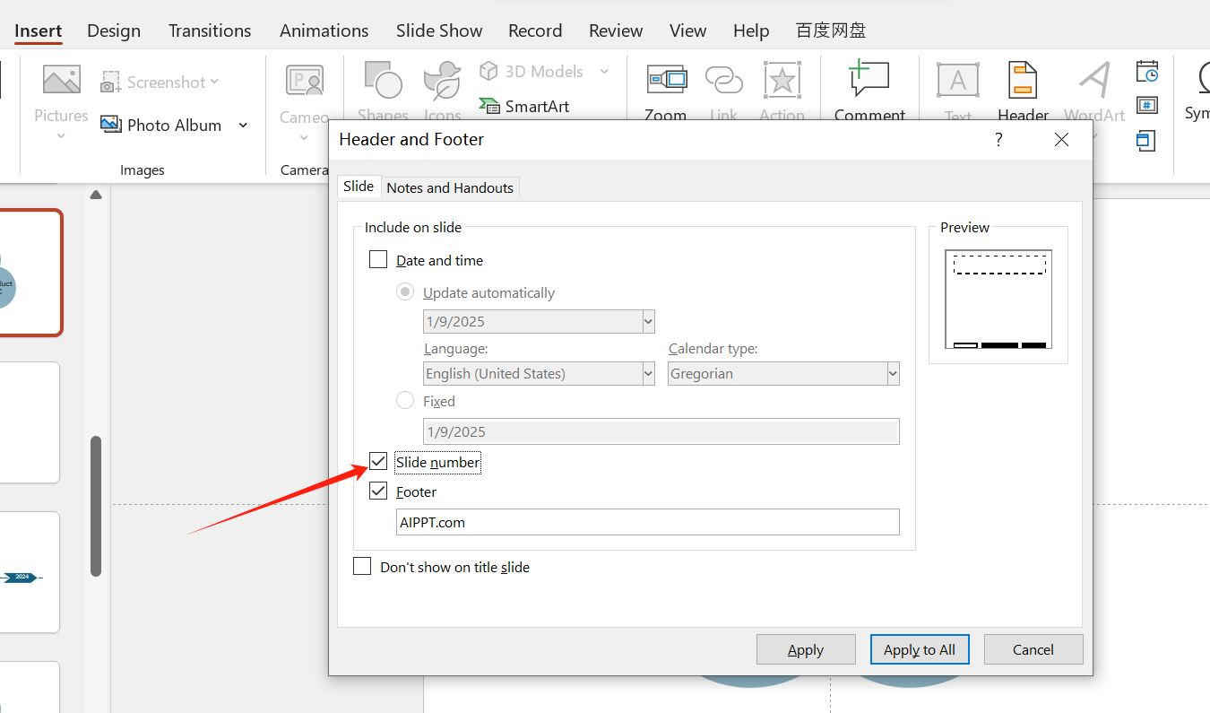 How to Insert Page Numbers in PowerPoint Slides - AiPPT.com