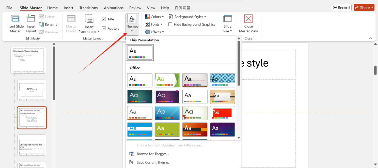 How to Change Master Slide in PowerPoint for Consistency - AiPPT.com