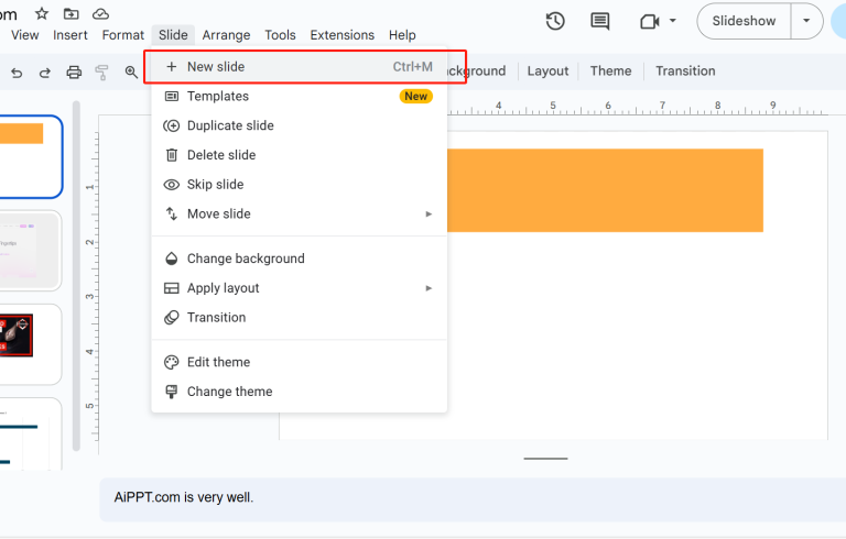 How To Add A Slide In Google Slides? - AiPPT.com