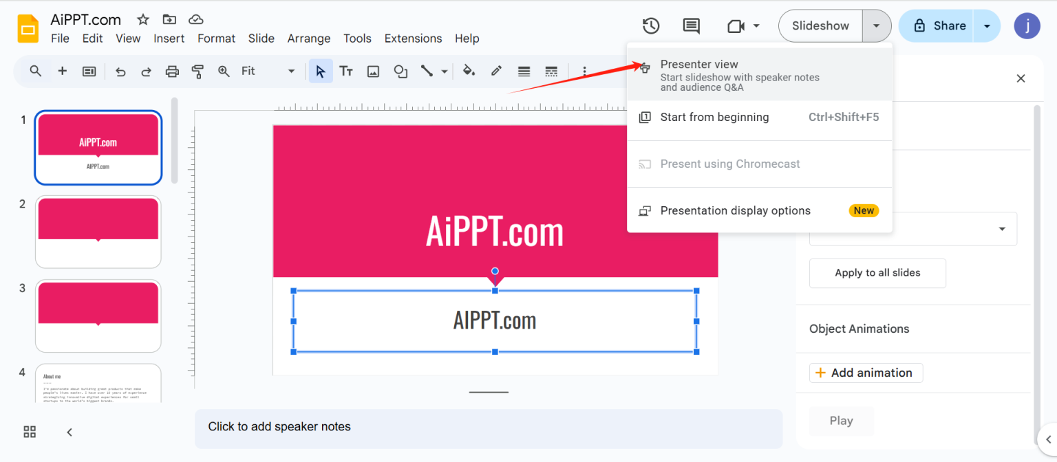 How to Make a Slideshow on Google Slides? - AiPPT.com