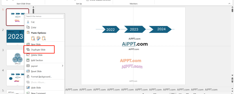 How to Duplicate a Slide in PowerPoint - AiPPT.com