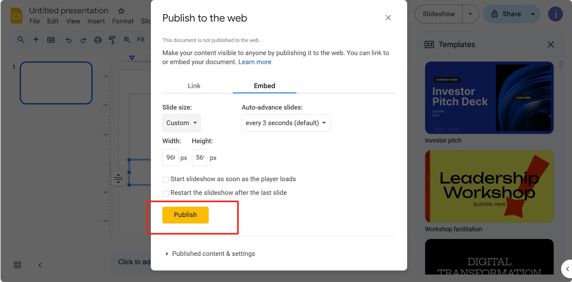 How to Embed Google Slides in a Website? - AiPPT.com