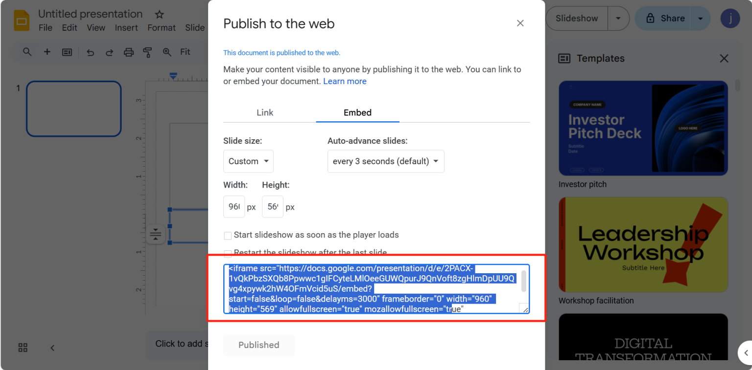 How to Embed Google Slides in a Website? - AiPPT.com
