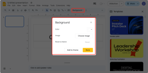 How to Use the Background Option in Google Slides? - AiPPT.com
