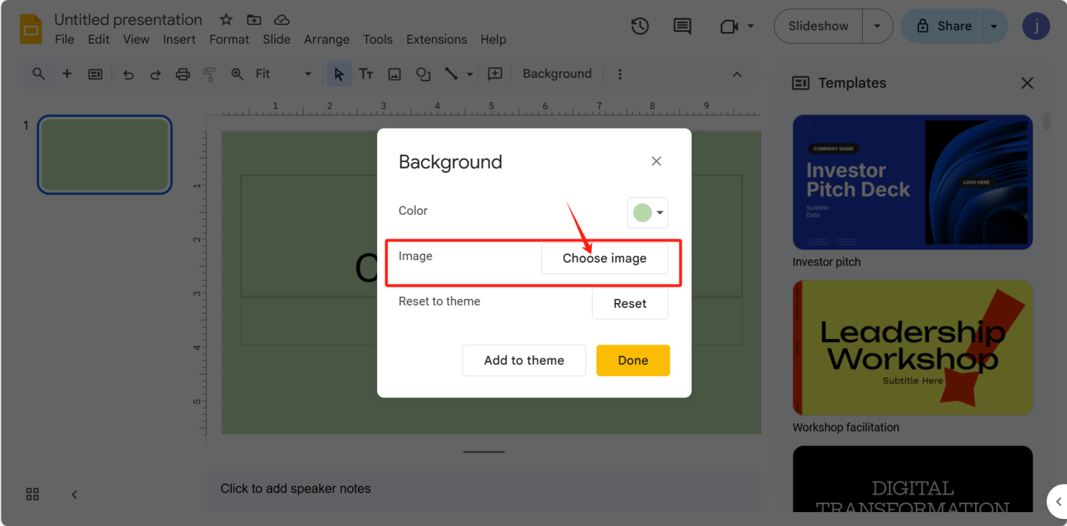 How to Use the Background Option in Google Slides? - AiPPT.com