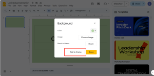 How to Use the Background Option in Google Slides? - AiPPT.com