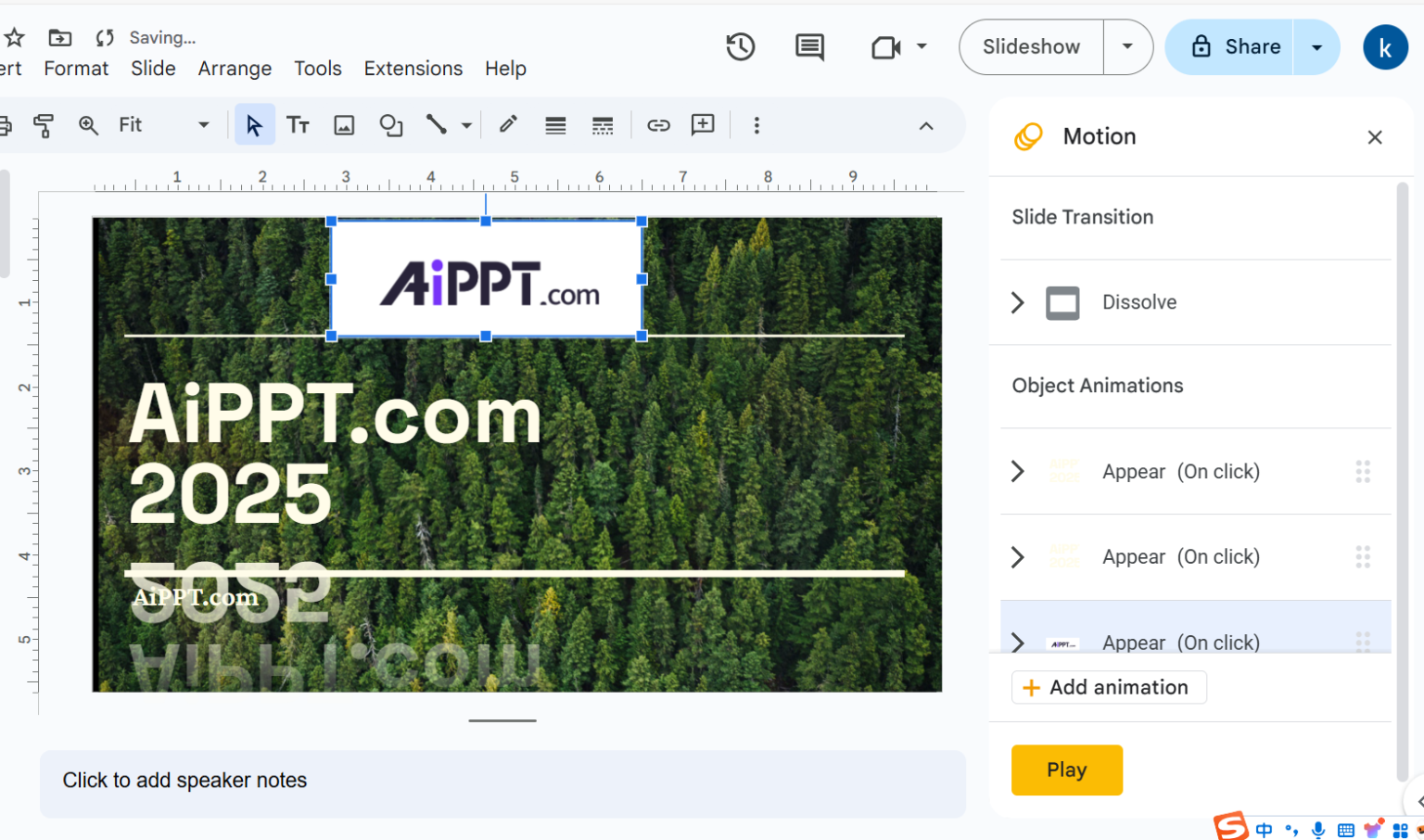 Creating Stunning Slide Transitions with Google Slides - AiPPT.com