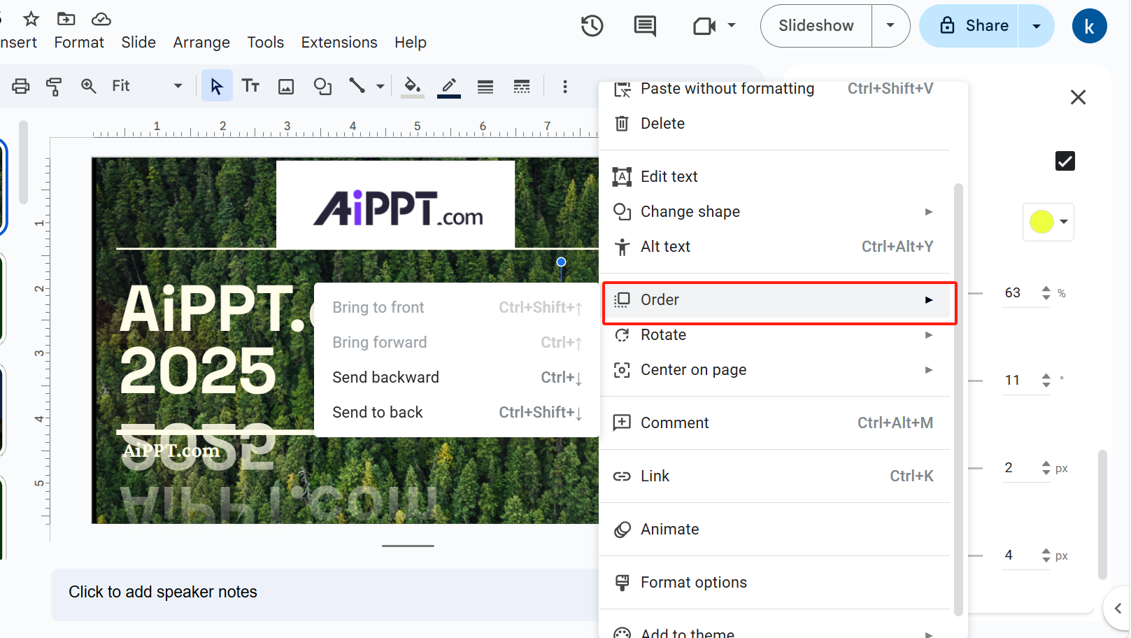 Achieving the Perfect Transparency with Google Slides Shapes - AiPPT.com