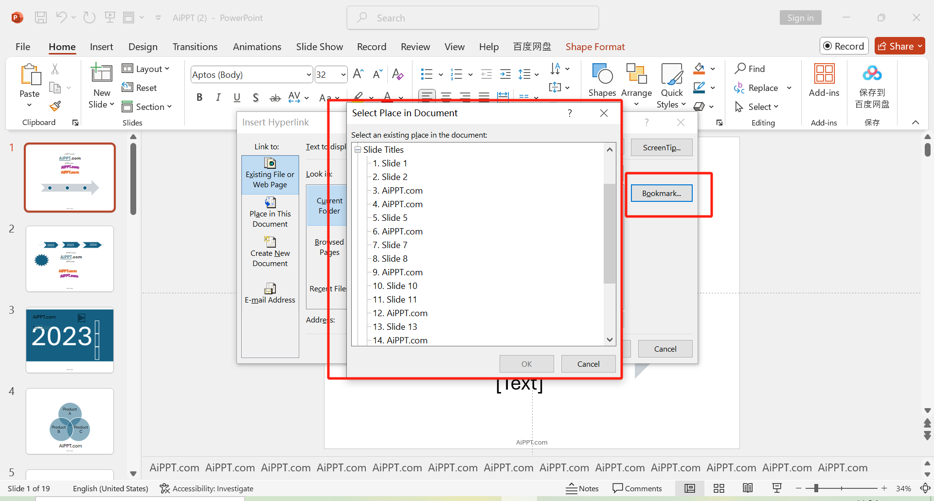 How To Add Hyperlinks And Bookmarks For Navigation In Powerpoint