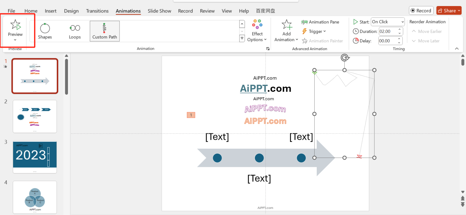 How to Add Custom Animation Paths in PowerPoint for Dynamic Slides? - AiPPT.com